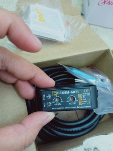 AUTONICS PHOTOELECTRIC SWITCH SENSOR MODEL: BEN5M-MFR 24-240VAC/DC ราคา ...