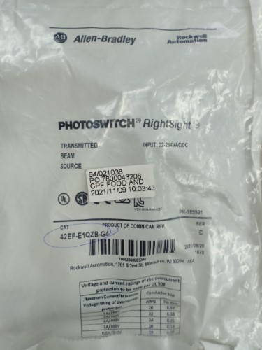 ALLEN-BRADLEY 42EF-E1QZB-G4 ราคา 3,000 บาท