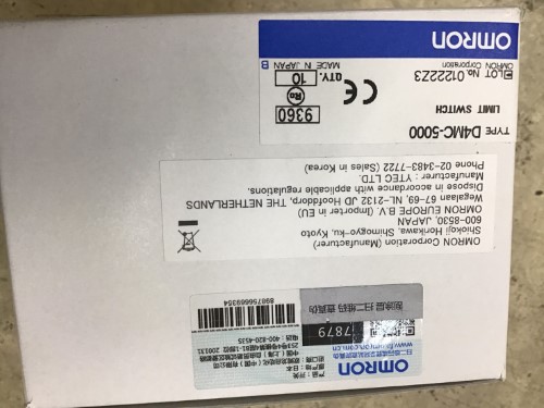 OMRON D4MC-5000 ราคา 484 บาท