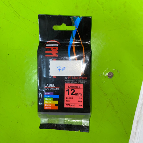 RPM LAMINATED 12MM. TZA-431 RED 8M. ราคา 450 บาท