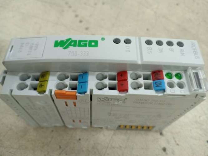 WAGO 750-333 PROFIBUS DP 12 MBD / DPV1 BUS CONNECTOR ราคา 8,800 บาท