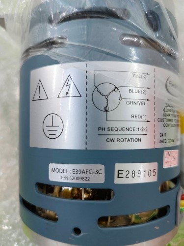 ELECTROCRAFT BTU HOT AIR MOTOR E39AFG-3C P/N:52009822 ราคา 23,200 บาท