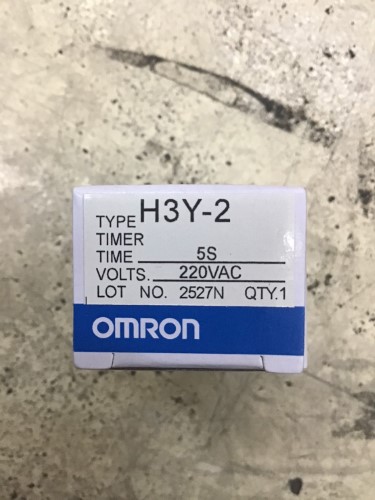 OMRON H3Y-2 220V 5SEC ราคา 740 บาท