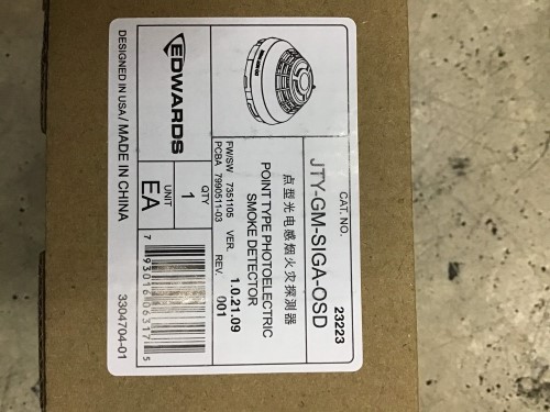 SMOKE DETECTOR JTY-GM-SIGA-OSD ราคา 2,300 บาท