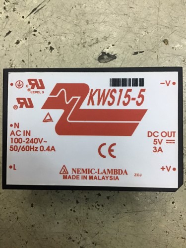 TDK-LAMDA KWS15-5 AC-DC 100-240 ราคา 3,200 บาท