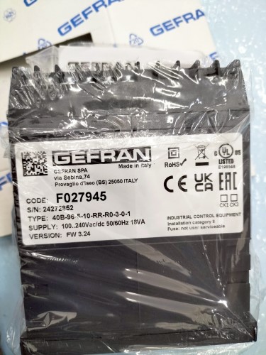 GEFRAN INDICATOR MODEL: 40B-96-5-10-RR-RO-3-0-1 100-240VAC/DC 18VA ราคา ...