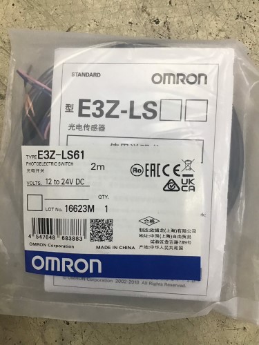 OMRON PHOTOELECTRIC SWITCH MODEL: E3Z-LS61 12-24VDC ราคา 1,550.00 บาท