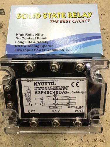 KYOTTO GOLINK SOLID STATE RELAY K3P40C40DA 3 PHASE ราคา 7,680 บาท
