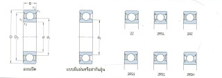 BEARINGS SKF 16015 ราคา 1,274 บาท