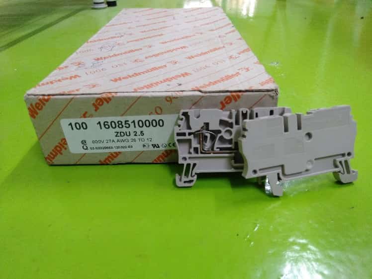 WEIDMULLER 1608510000 ZDU 2.5