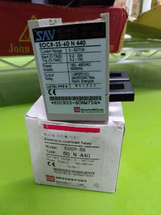 SAV EOCR-SS-60 N 440 5-60/70A 180-480VAC