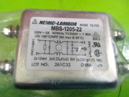 NEMIC-LAMBDA MBS-1205-22 250V 5A ราคา 1100 บาท