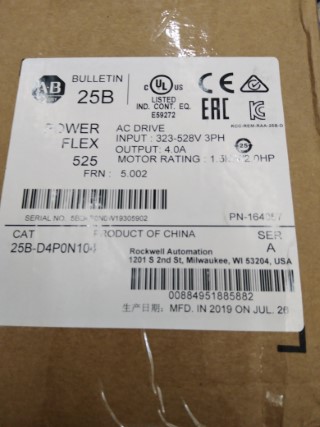 ALLEN-BRADLEY 25B-D4P0N104 ราคา 11900 บาท