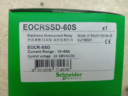 SCHNEIDER EOCRSSD-60S ราคา 2800 บาท