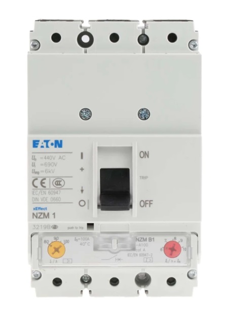 EATON NZM1 THERMALMAGNETIC RELEASE:PROTECTION SYSTEM AND CABLE