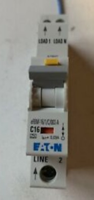 EATON ELECTRONIC COMBINED RCD/MCB DEVICE RESIDUAL CURRENT DEVICE (RCBO) - PKNM / ERBM