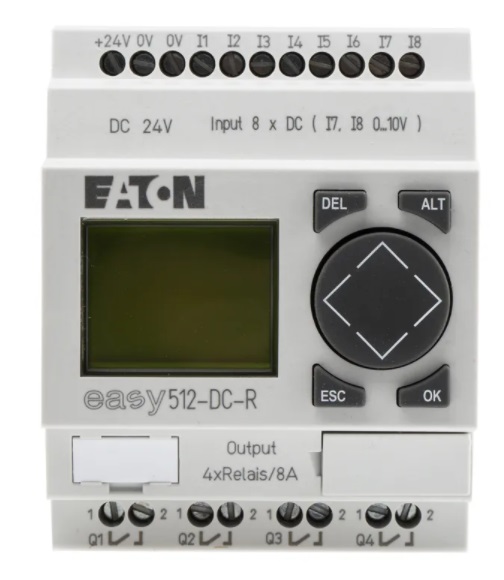 EATON EASY512-DC-R STANDALONE BASE UNIT (EASY500) EASY-CONTROL RELAY ...