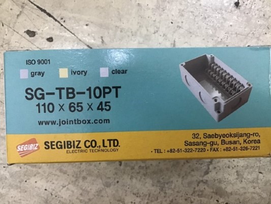 TERMINAL BOX FOR GENERAL WIRING PIN-BOX SG-TB-10 ราคา 750 บาท