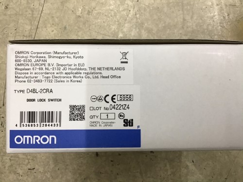 OMRON D4BL-2CRA ราคา 6200 บาท
