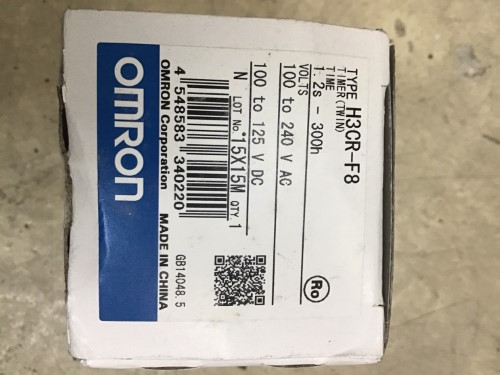 OMRON H3CR-F8 1.2S-300H 24VDC ราคา 1810 บาท
