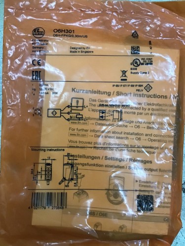 IFM O6H301 ราคา 3850 บาท