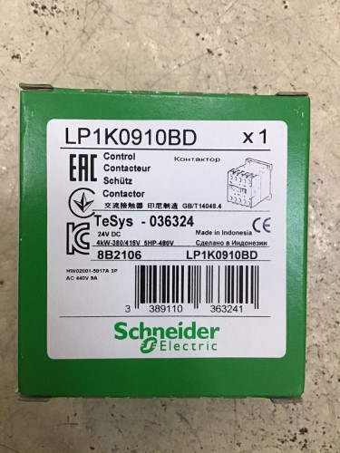 SCHNEIDER LP1K0910BD ราคา 1480 บาท