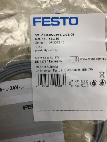 FESTO SME-10M-DS-24V-E2.5L-OE ราคา 885.60 บาท