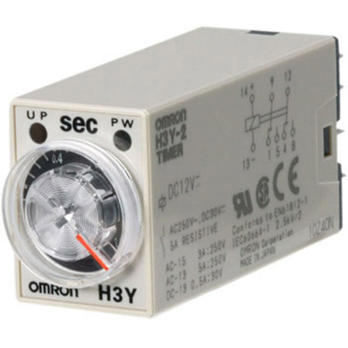 Omron H3Y-2 AC100-120 1S ราคา 829.35 บาท