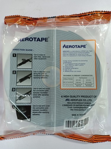 AEROTAPE แอร์โรเทป เทปโฟมกาว 3MM. X 50MM. X 9.1M. ราคา 150 บาท