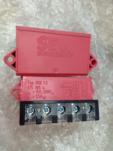 SEW EURODRIVE RECTIFIER BRAKE MOTOR MODEL: BGE1.5 NO.825 385 4 150 ...