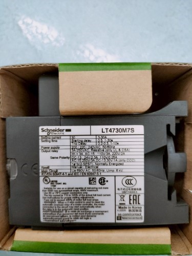 SCHNEIDER MODEL: LT4730M7S 3-30A 200 / 220 / 240VAC ราคา 1,989.00 บาท