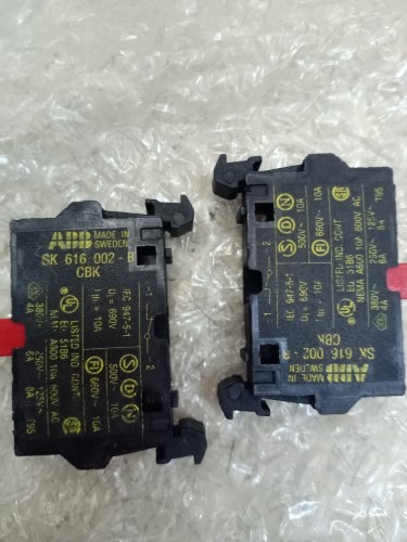 ABB SK 616-002-B CONTACTOR BLOCK CBK ราคา 6,783 บาท