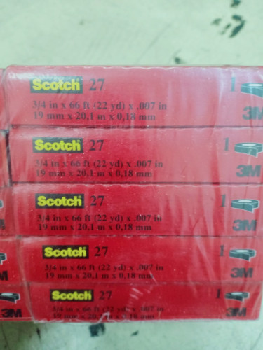 SCOTCH TAPE 3M NO.27 3/4" ราคา 900 บาท