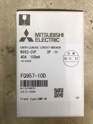 MITSUBISHI NV63-CVF 3P 40A 100MA ราคา 2467 บาท