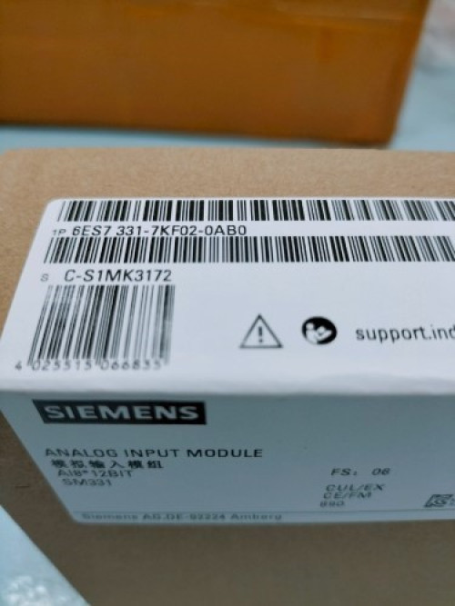 SIEMENS ANALOG INPUT MODULE AI8*12BIT SM331 MODEL: 6ES7331-7KF02-0AB0 ...