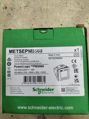 SCHNEIDER POWER LOGIC METER MODEL: PM5560 ราคา 25,623.00 บาท