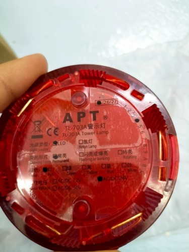 APT WARNING LIGHT MODULE MODEL: TL-703ALL/R23 AC/DC 24V ราคา 950.00 บาท