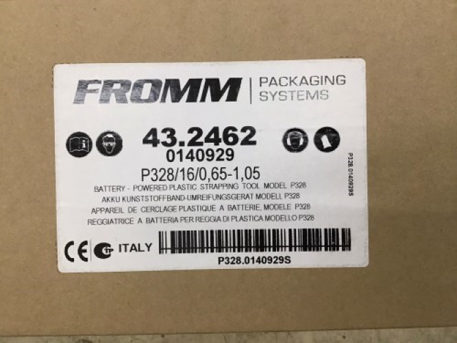 FROMM P328 STRAPPING TOOL FROMM INCLUDING N5.4349 (BATTERY) + N5.4447 ...