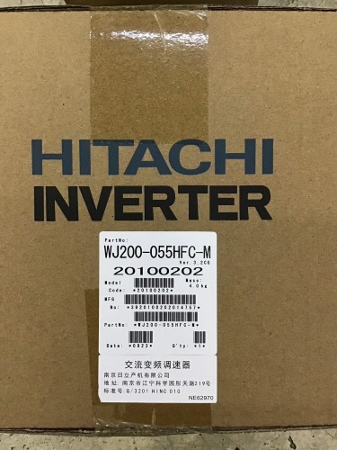 HITACHI INVERTER WJ200-055HFC-M ราคา 14,630 บาท
