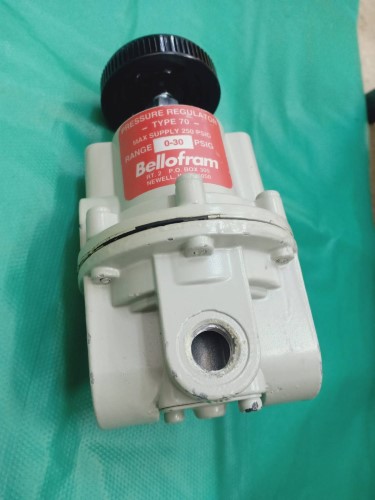 BELLOFRAM PRESSURE REGULATOR TYPE:70 MAX SUPPLY 250 PS/G RANGE 0-30 PS ...
