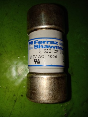 FERRAZ FUSE PROTISTOR FERRAZ R078330 6.621 CP 660V 100A ราคา 4,536 บาท