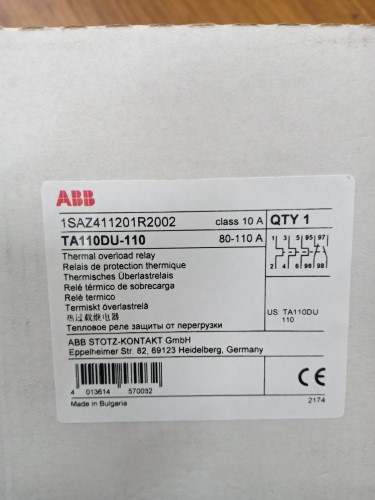 ABB TA110DU-110 ราคา 8,820 บาท