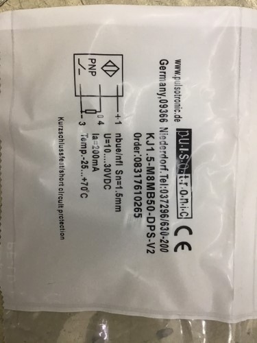 PULSOTRONIC KJ1.5-M8MB50-DPS-V2 ราคา 1880 บาท