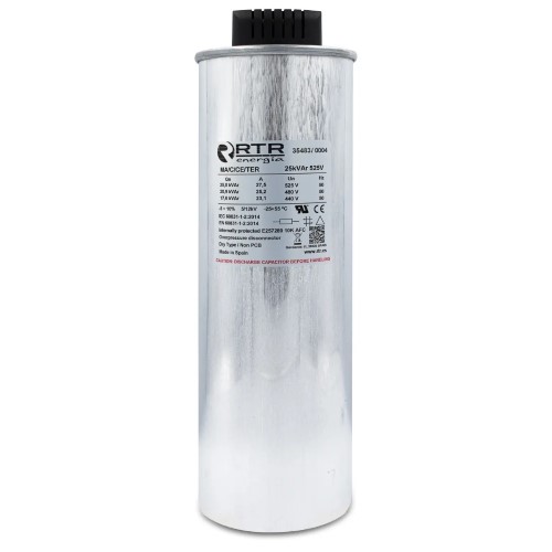RTR MA/C/CE TER SERIES THREE PHASE CAPACITORS MODEL: C5252505TER0000 ...