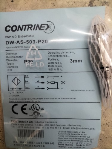 CONTRINEX DW-AS-503-P20 ราคา 8,401.34 บาท