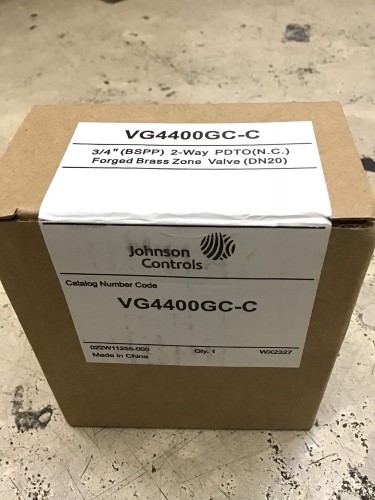JOHNSON CONTROL SIZE:3/4" VG4400GC-C ราคา 2,700 บาท