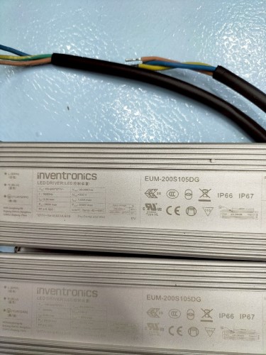 INVENTRONICS LED DRIVER HIGH BAY LIGHTING 200W MODEL: EUM-200S105DG ...