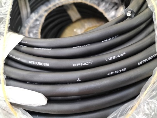 MITSUBOSHI CABLE 2PNCT 2C x 1.25 SQMM. ( 85M/ROLL) ราคา 8,404.80 บาท