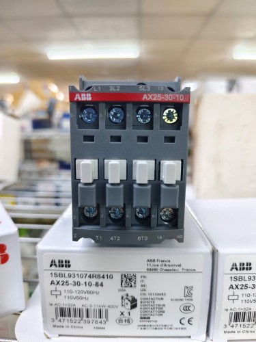 ABB MAGNETIC CONTACTOR MODEL: AX25-30-10-84 110V 50HZ / 110-120V 60HZ ราคา 1,200 บาท