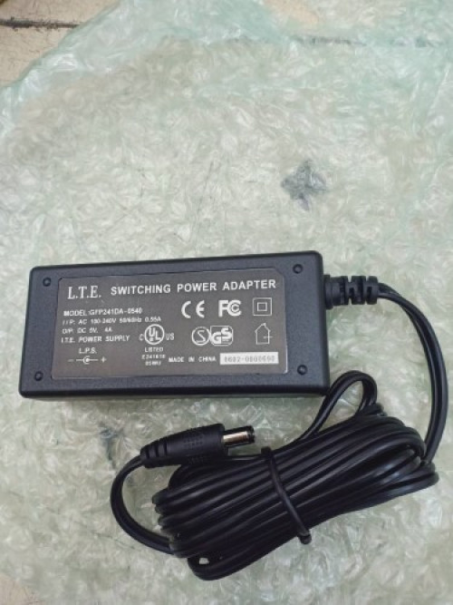 L.T.E SWITCHING POWER ADAPTER MODEL : GFP241DA-0540 AC100-240 50/60HZ 0 ...